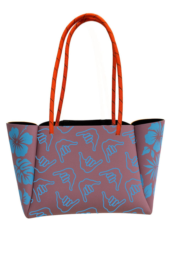 Las Olitas Collab "Everything" Bag in Dusty Mauve & Blue - OF ONE SEA