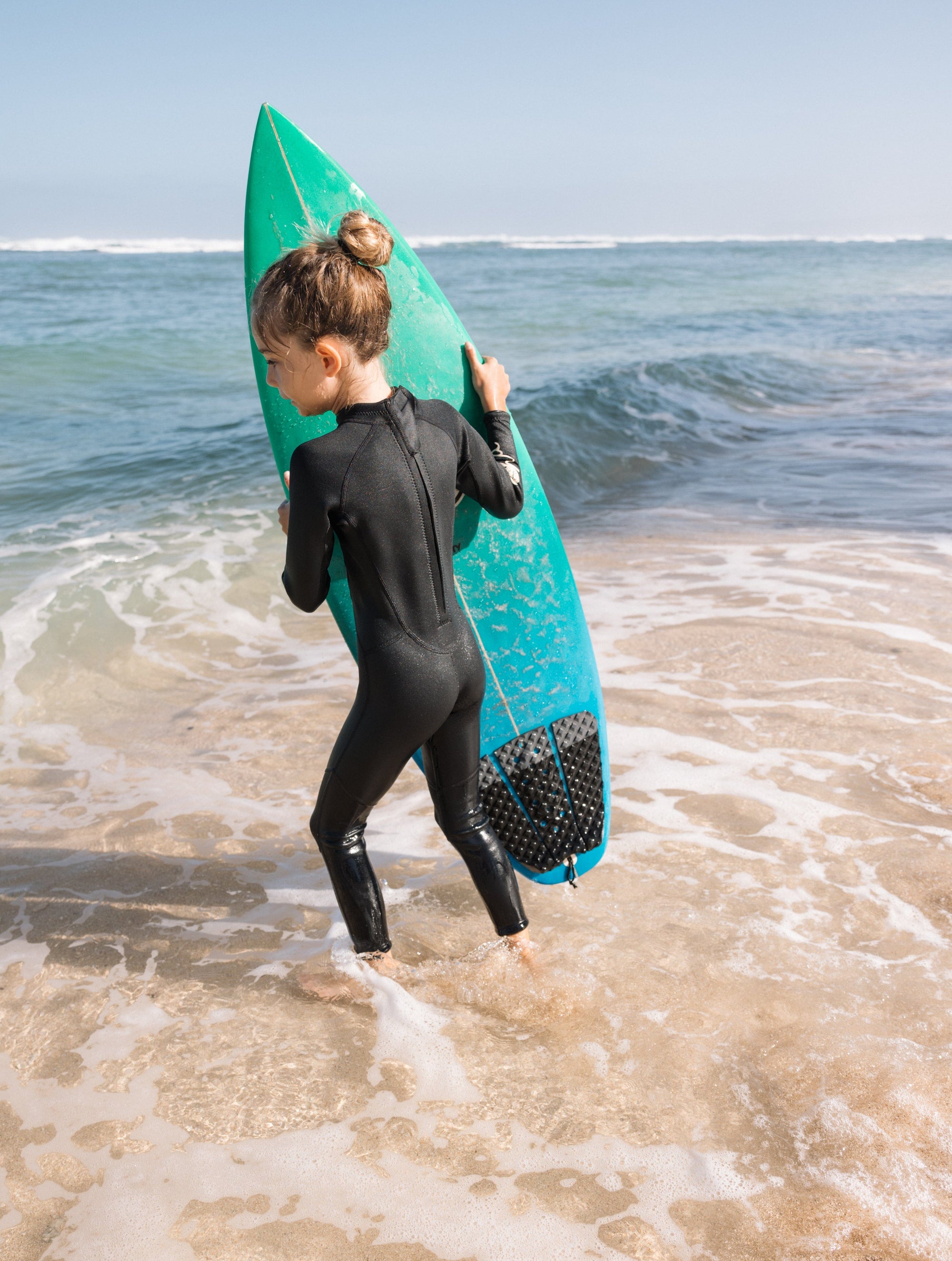 Kid's Natural Rubber Wetsuit in Long Sleeve Winter Fullsuit No - OF ONE SEA