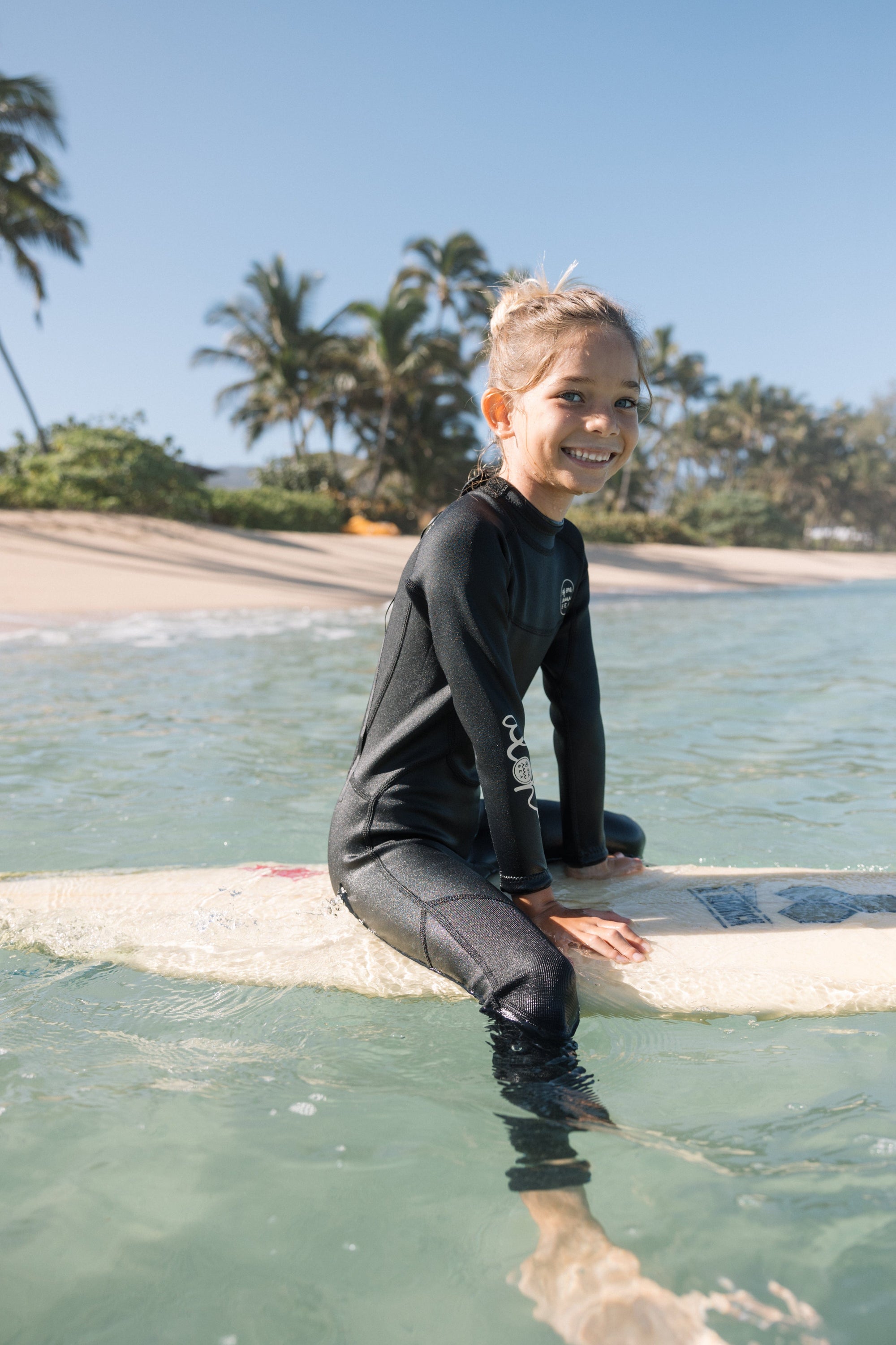 Kid's Natural Rubber Wetsuit in Long Sleeve Winter Fullsuit No - OF ONE SEA